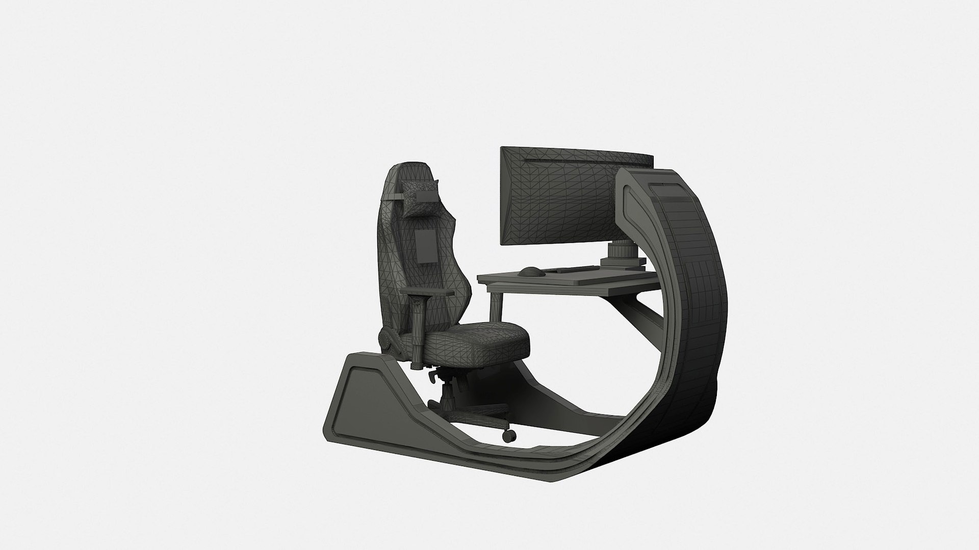 3D Mobile Gaming Pod Concept02 - TurboSquid 1839855