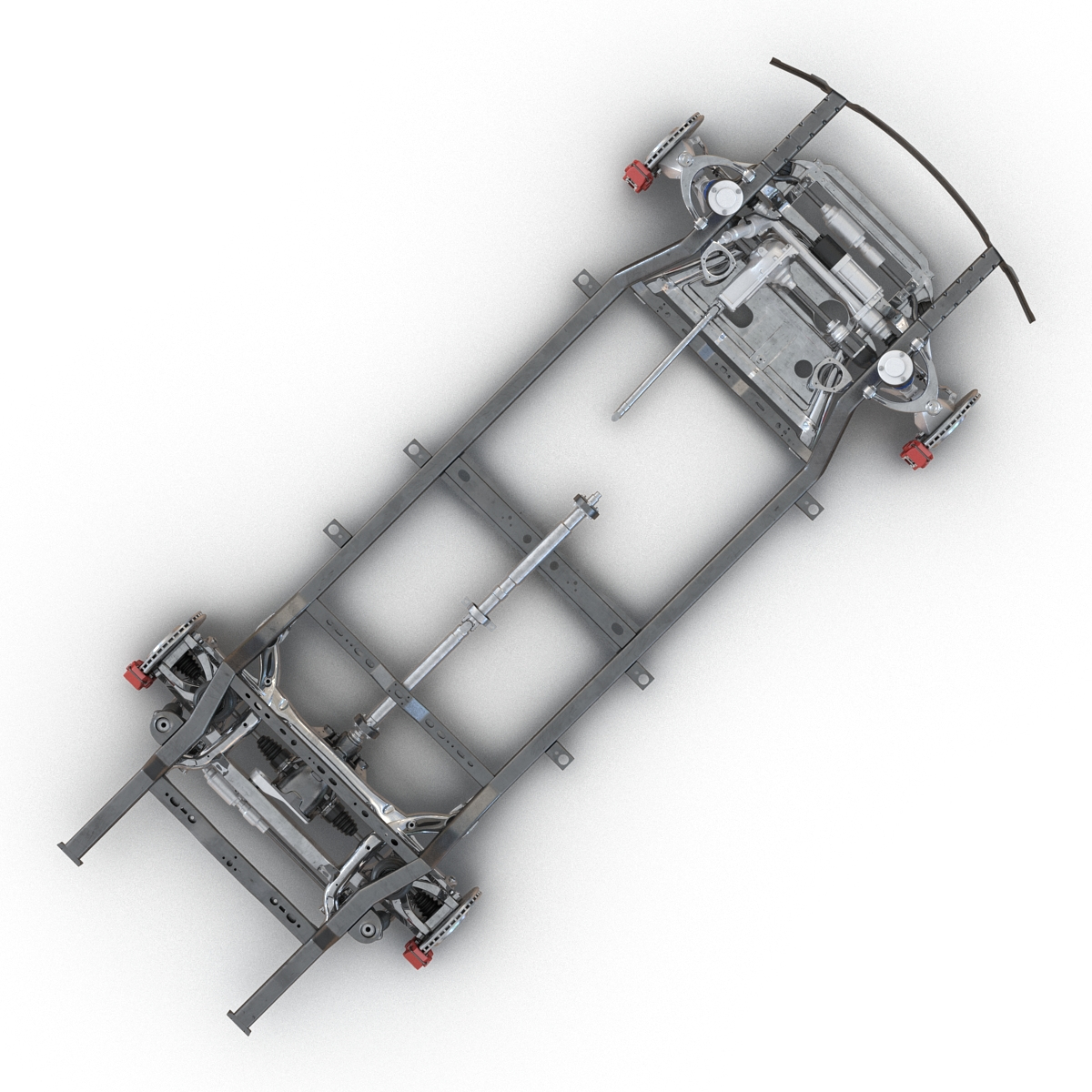 suv chassis frame 2 3ds