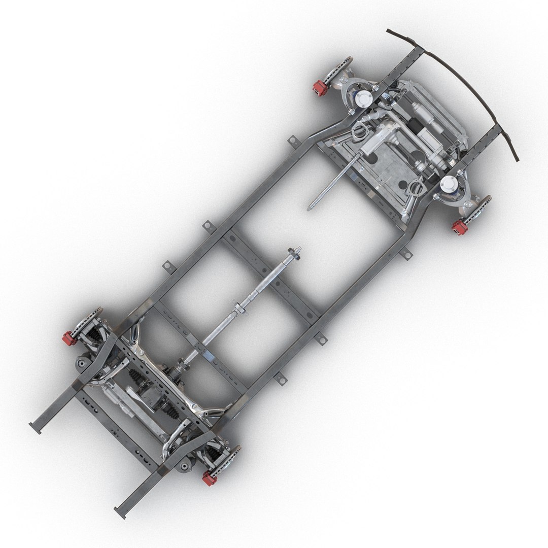 suv chassis frame 2 3ds