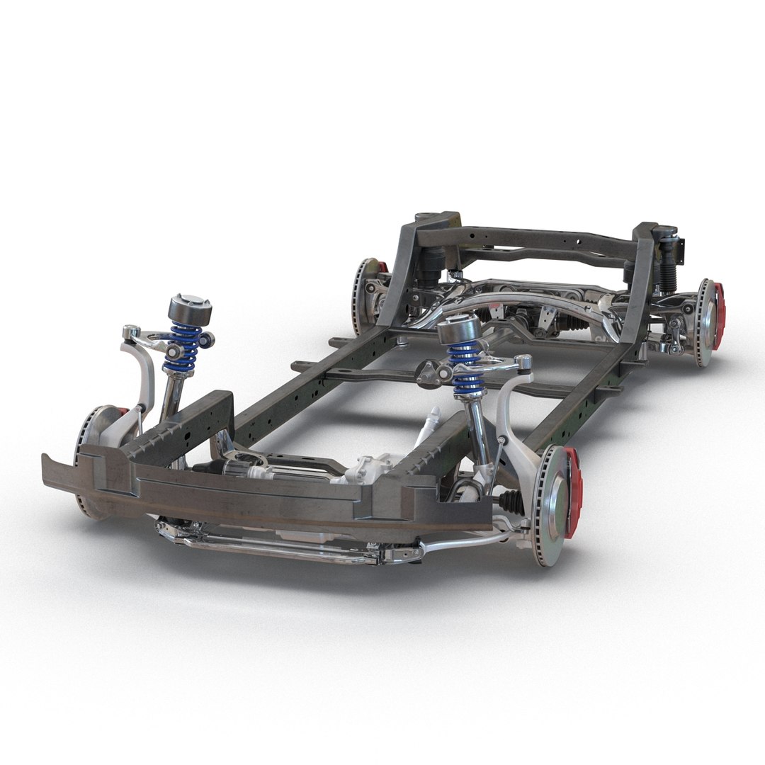 suv chassis frame 2 3ds