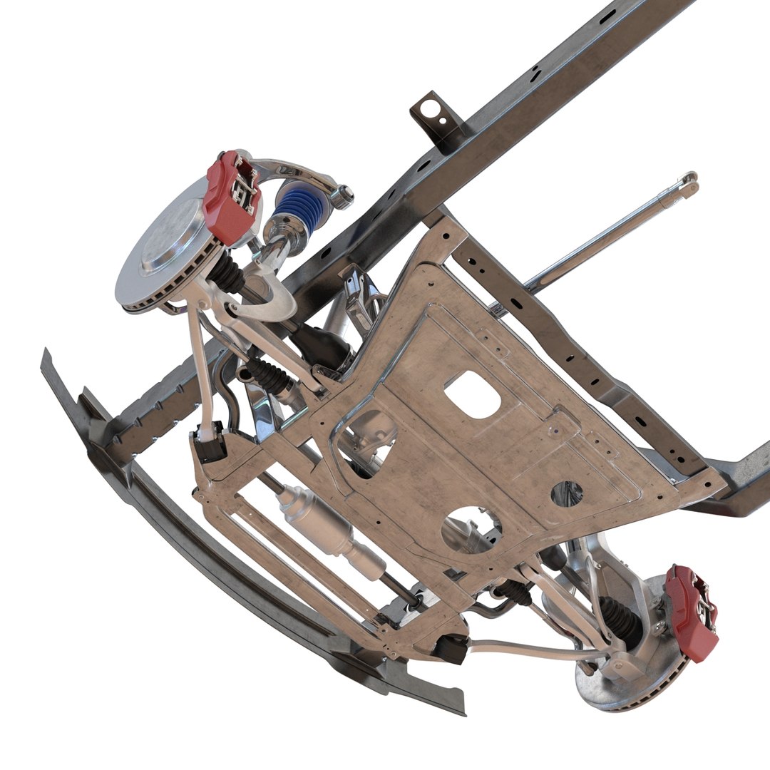 suv chassis frame 2 3ds