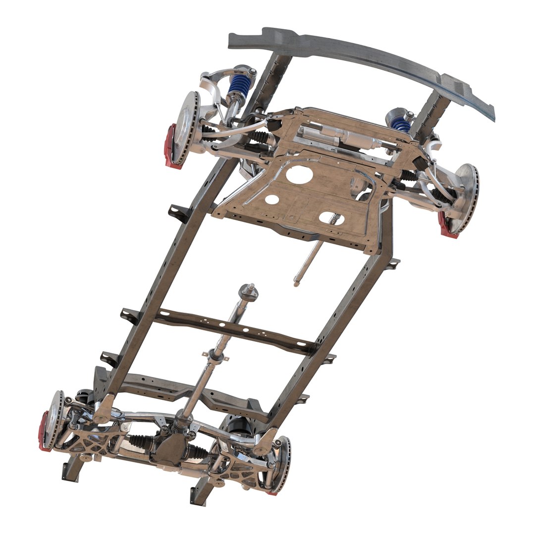 suv chassis frame 2 3ds