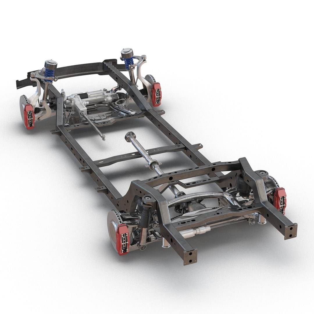 suv chassis frame 2 3ds
