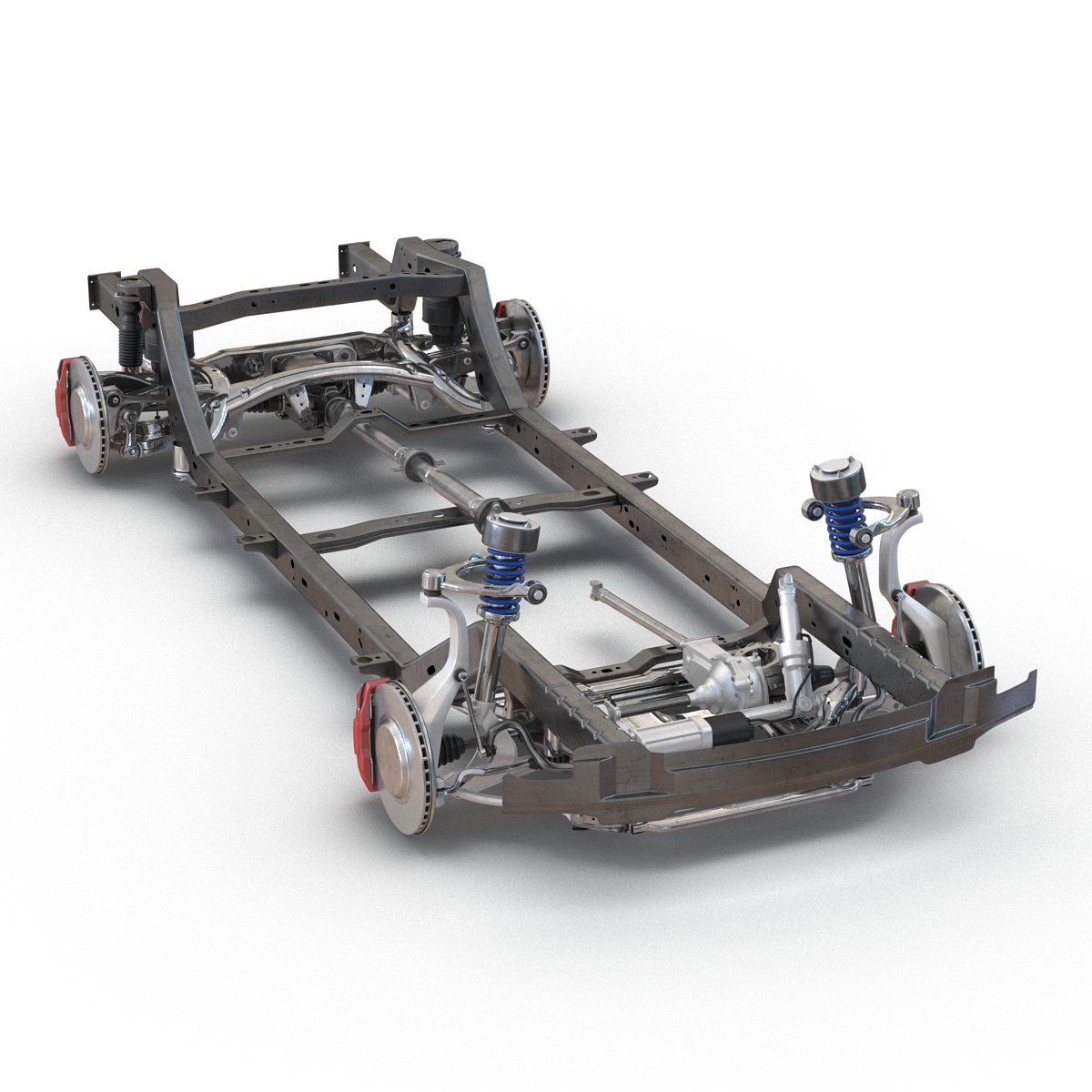 suv chassis frame 2 3ds