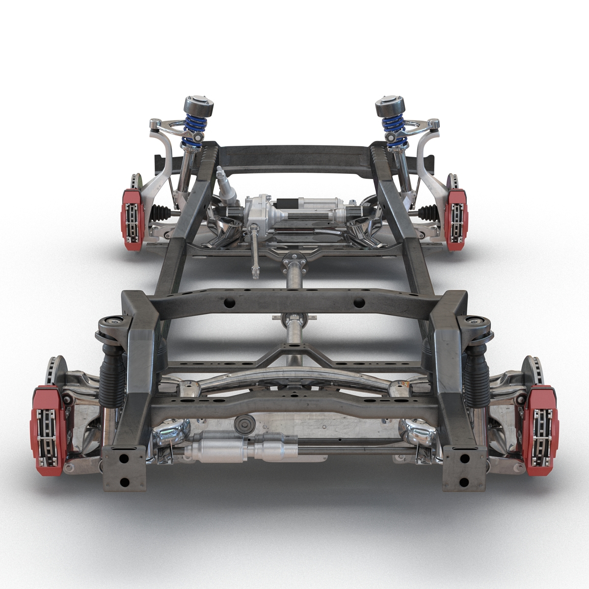 suv chassis frame 2 3ds