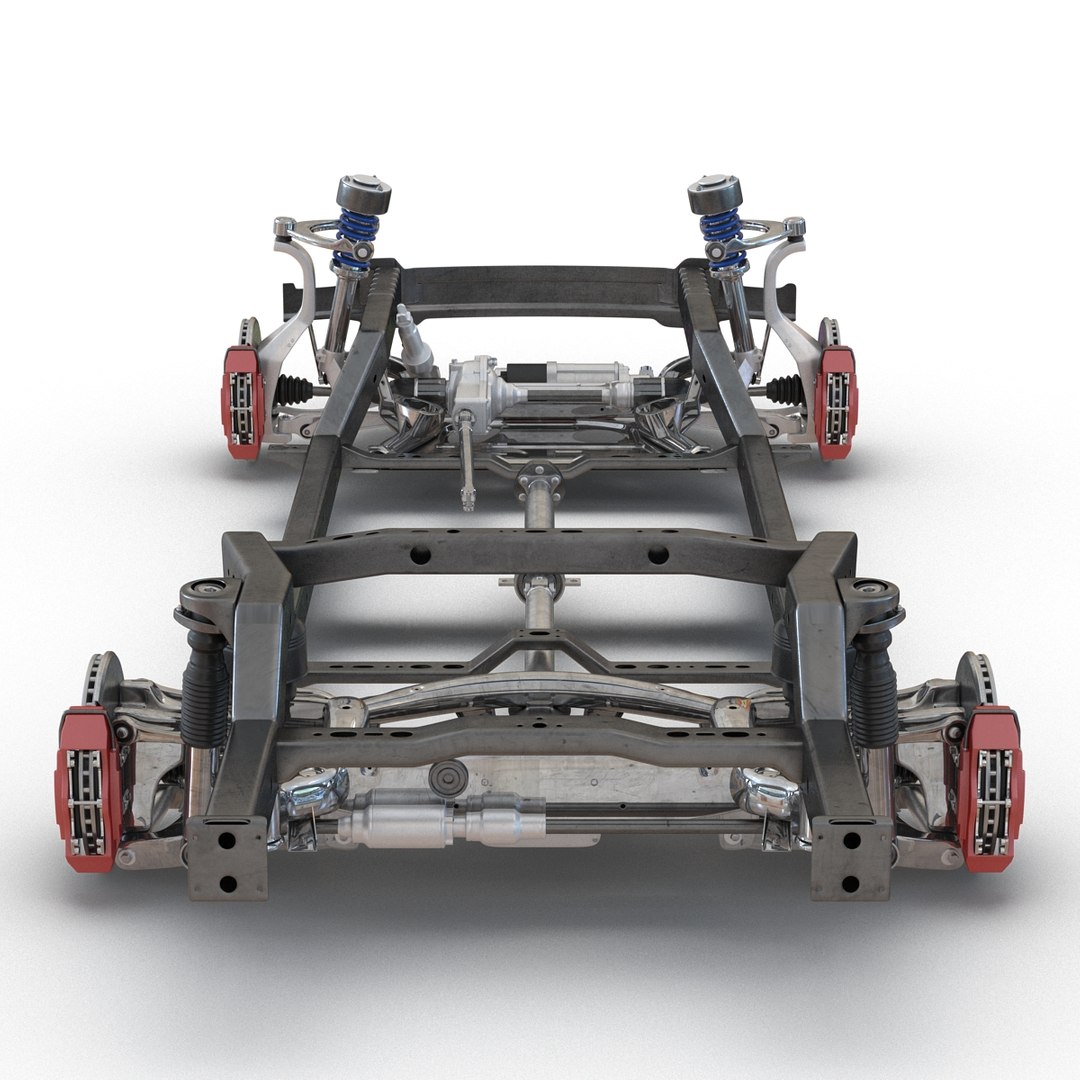suv chassis frame 2 3ds