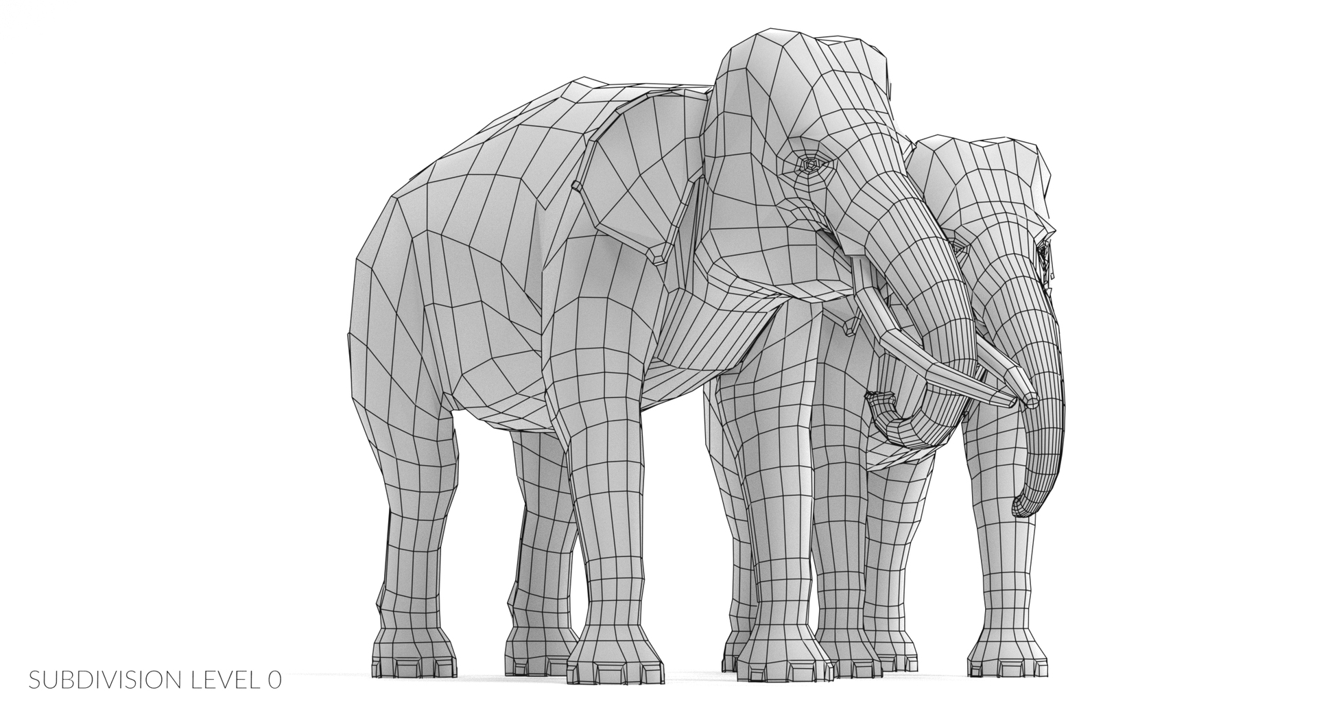 3D model asian elephants - TurboSquid 1341691