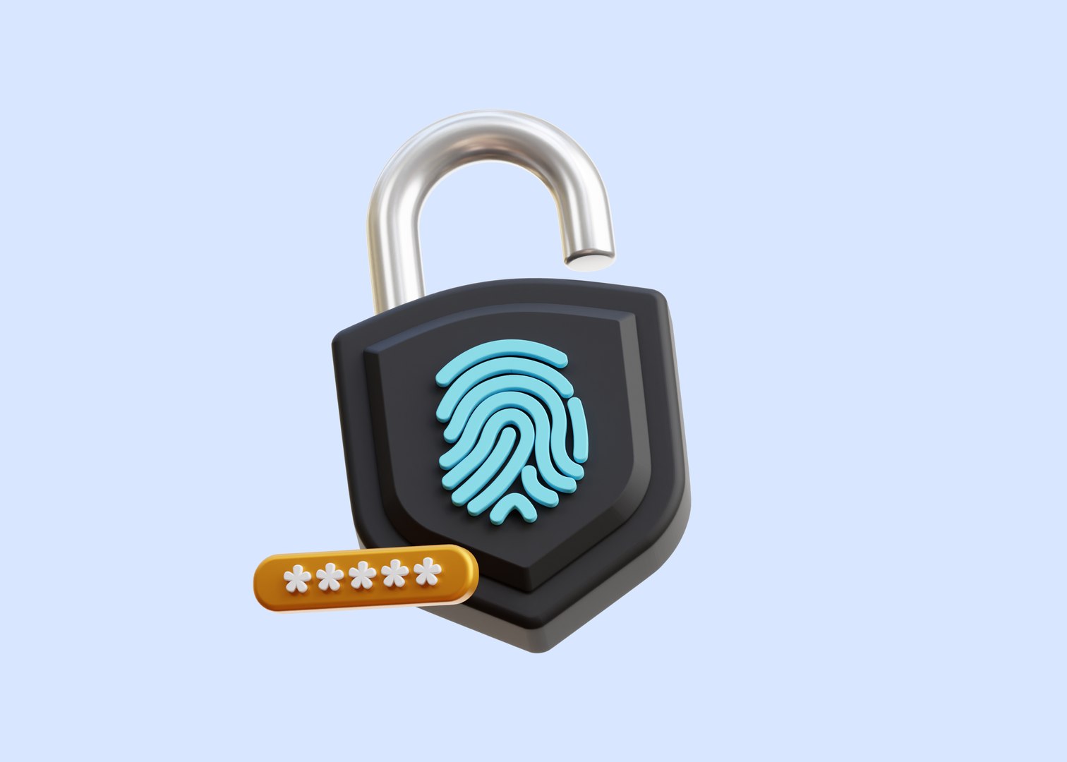 3D Identification Security Icon Illustration - TurboSquid 2230475