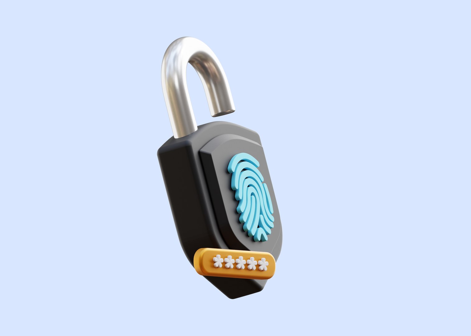3D Identification Security Icon Illustration - TurboSquid 2230475