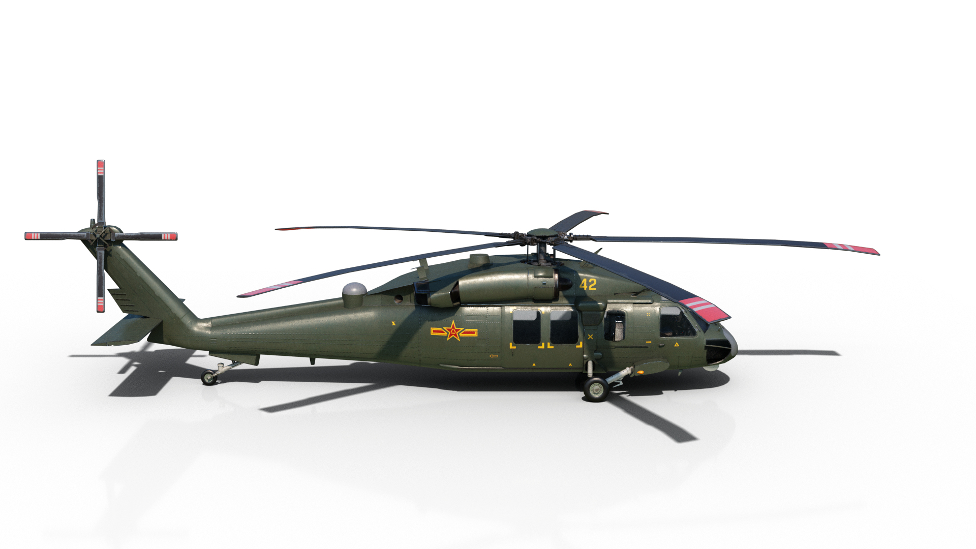PBR Chinese Z-20 Armed Helicopter Z20 3D Model - TurboSquid 2399177