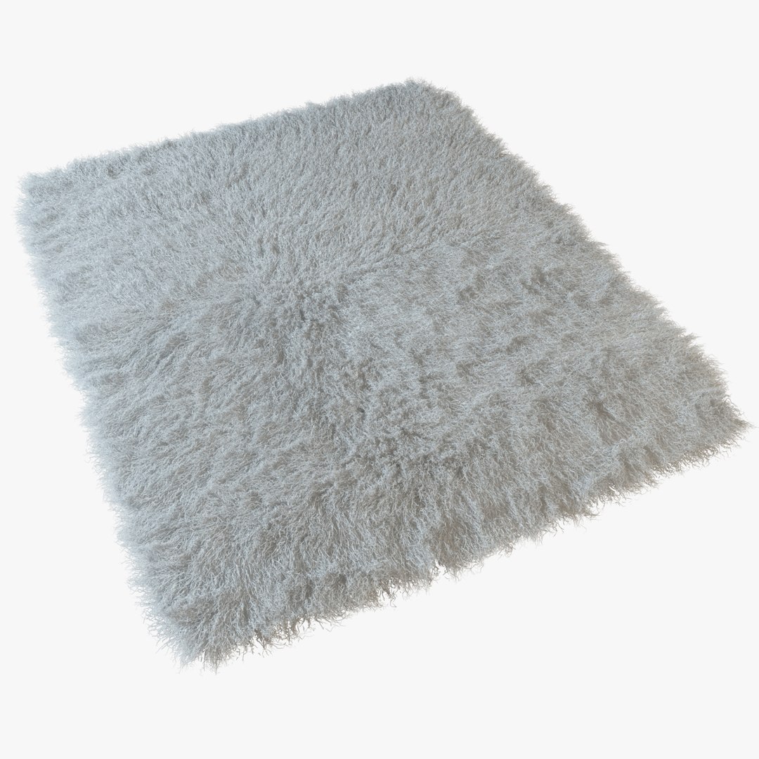 3d Fur Rug Model