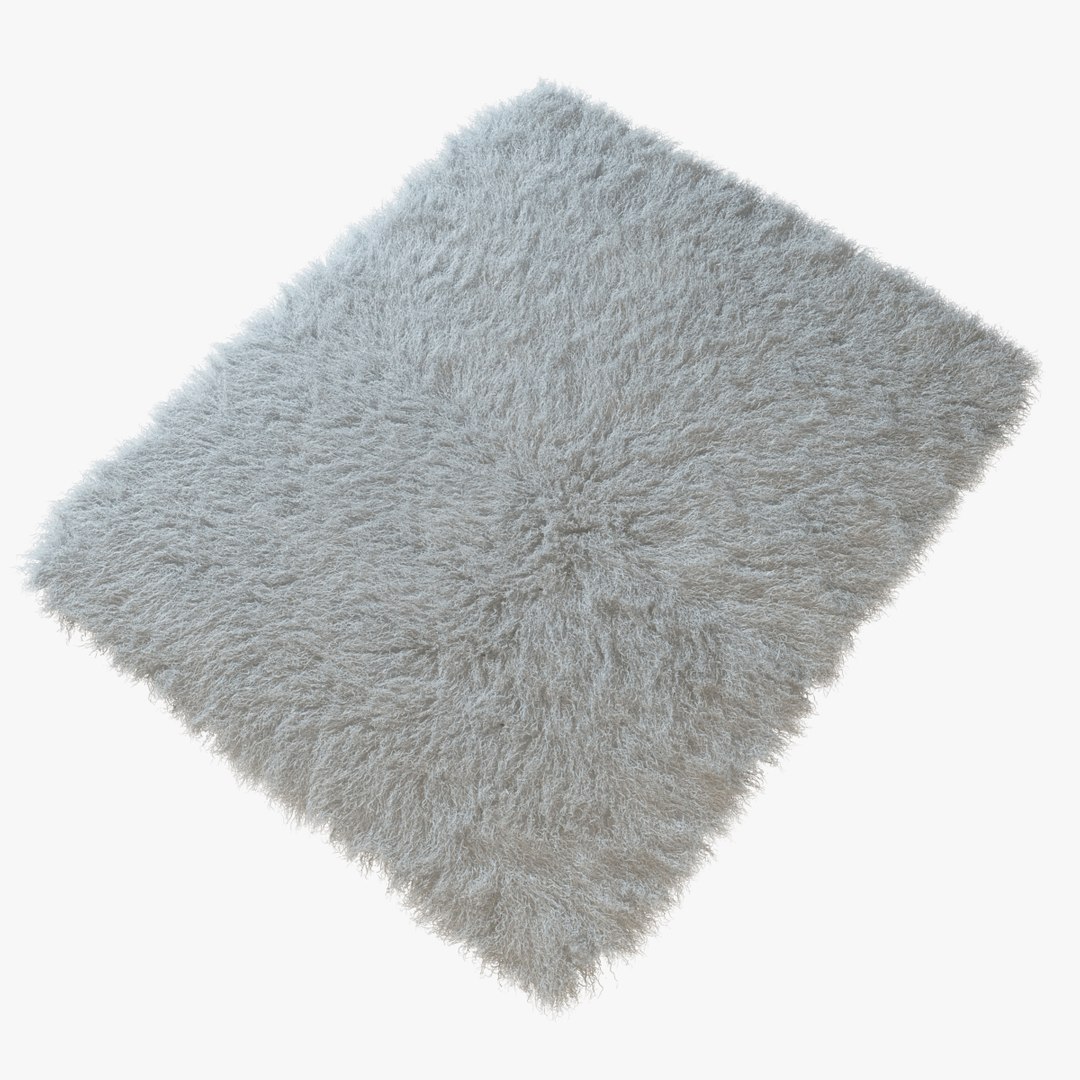 3d Fur Rug Model