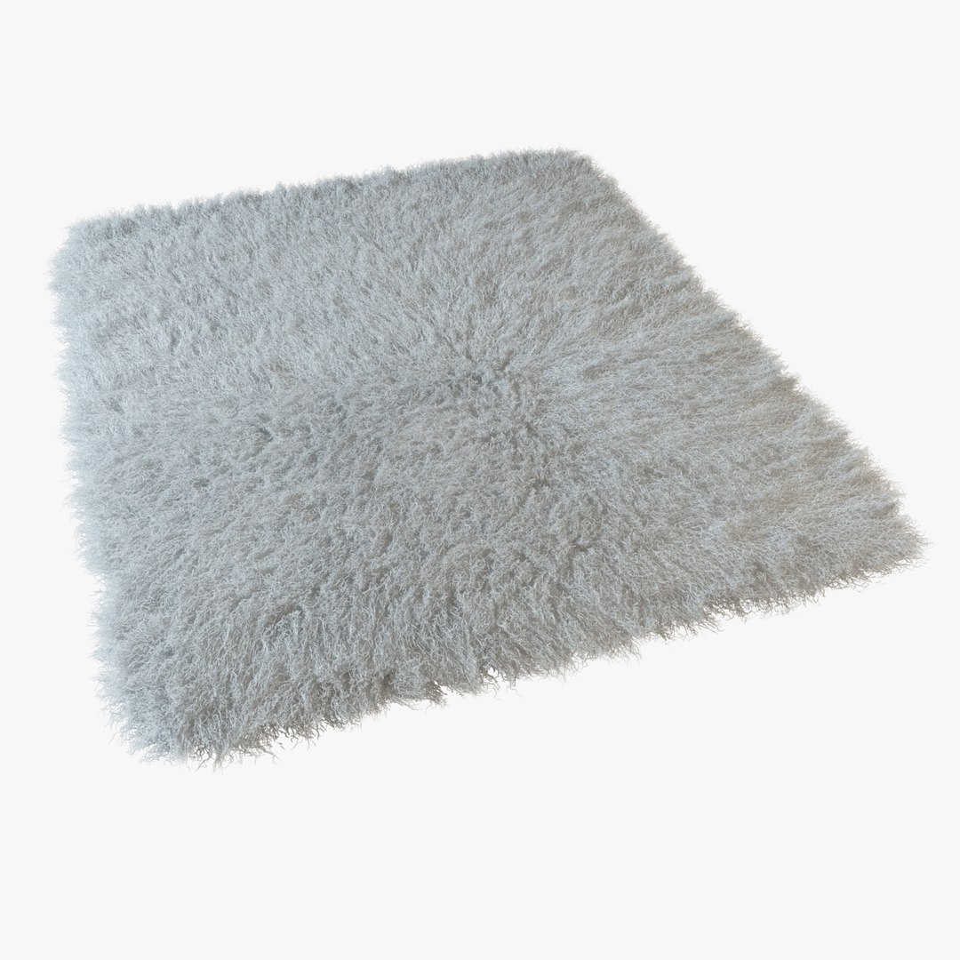 3d Fur Rug Model