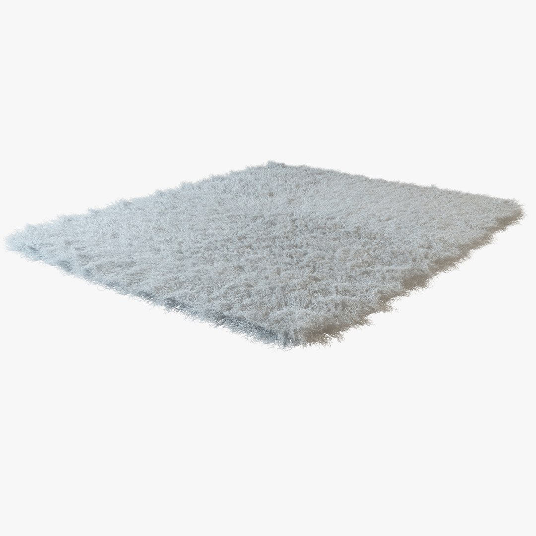 3d Fur Rug Model