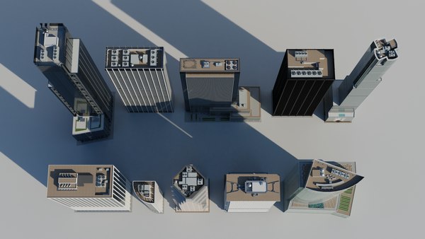 3D Tall Skyscrapers New York City v3 - TurboSquid 1842169