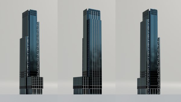 3D Tall Skyscrapers New York City v3 - TurboSquid 1842169