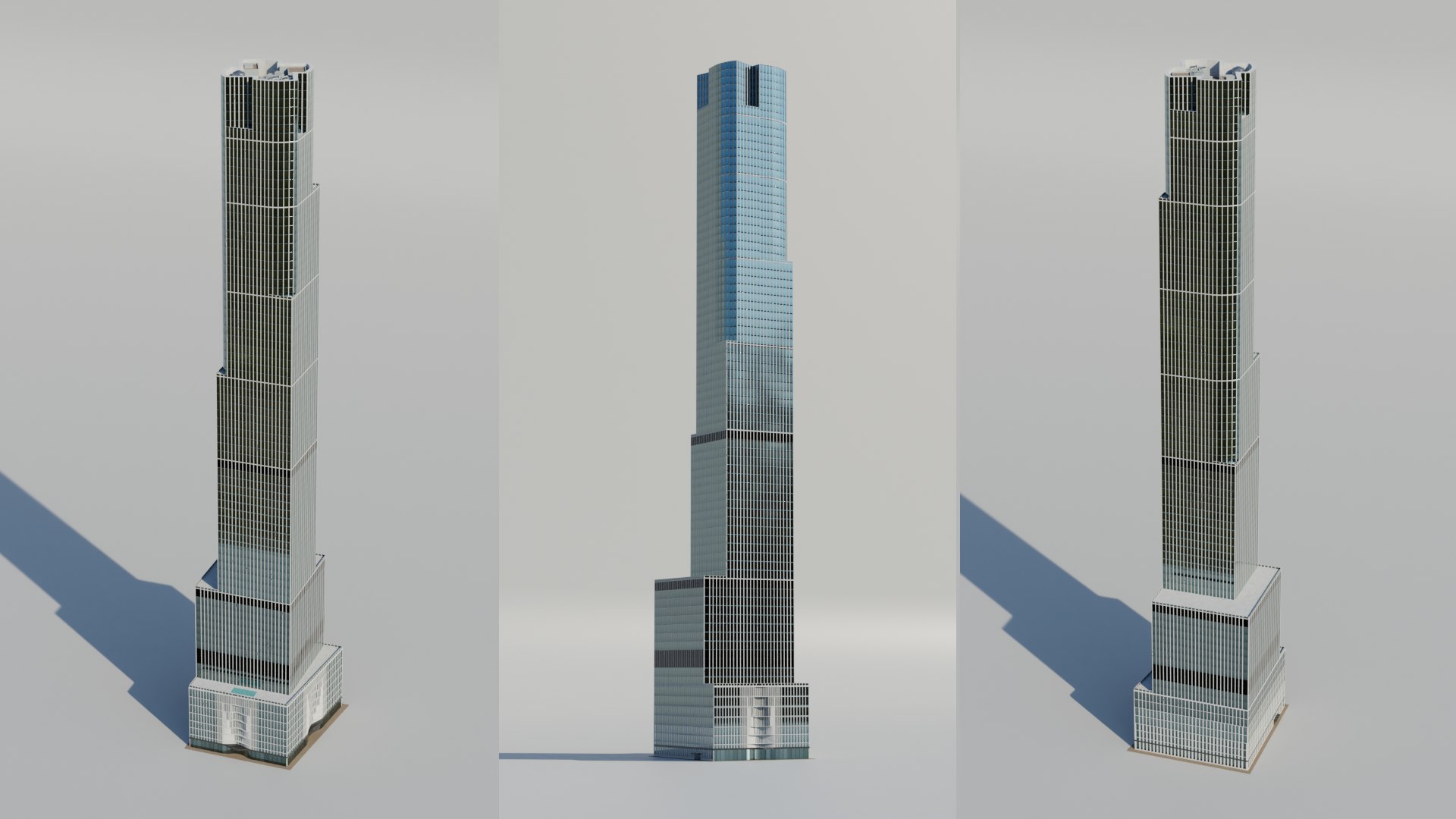 3D Tall Skyscrapers New York City V3 - TurboSquid 1842169
