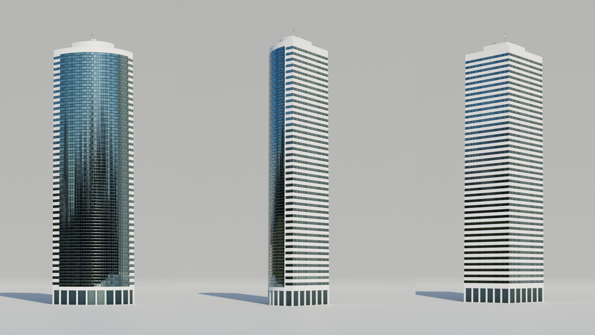 3D Tall Skyscrapers New York City V3 - TurboSquid 1842169