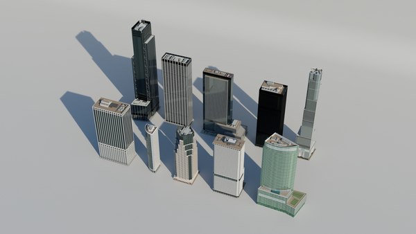 3D Tall Skyscrapers New York City v3 - TurboSquid 1842169