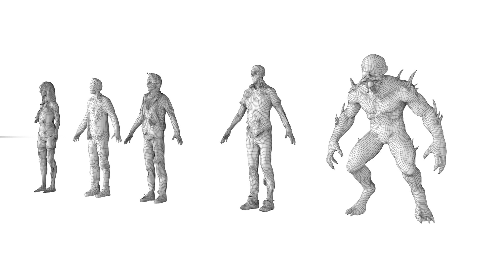 Zombie Land 3D Model - TurboSquid 2506517