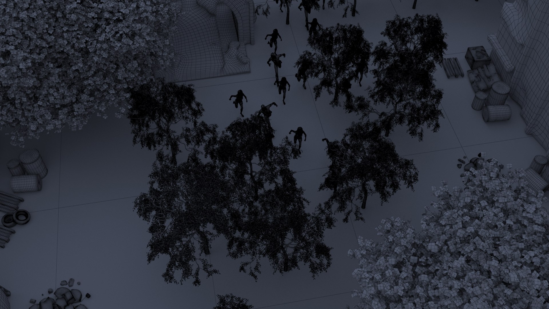 Zombie Land 3D Model - TurboSquid 2506517