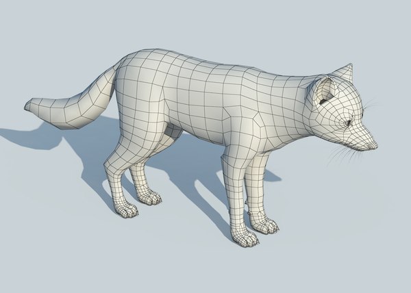 arctic fox 3d max