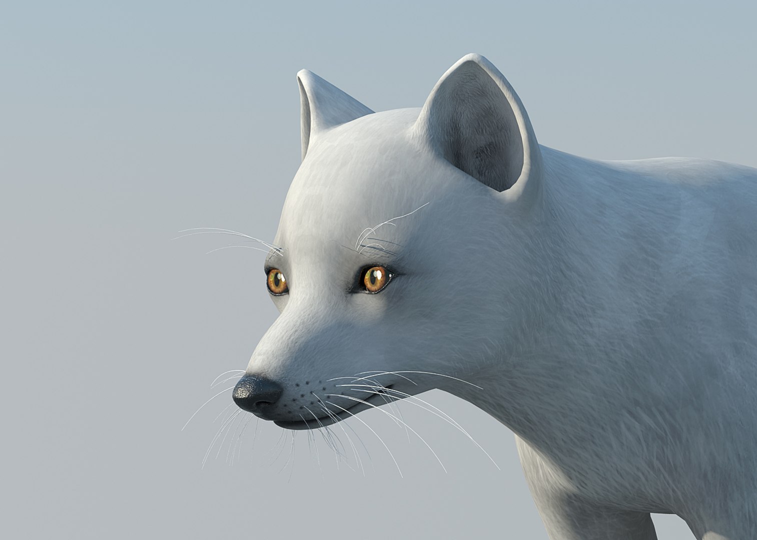 Arctic Fox 3d Max