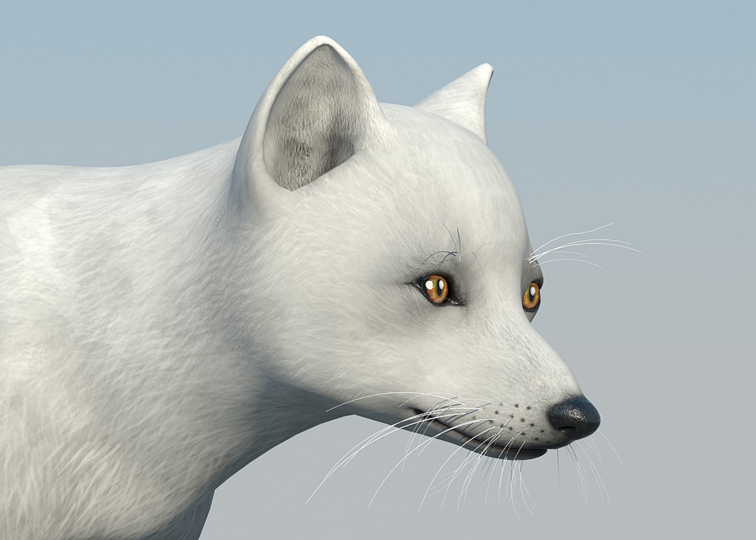 Arctic Fox 3d Max