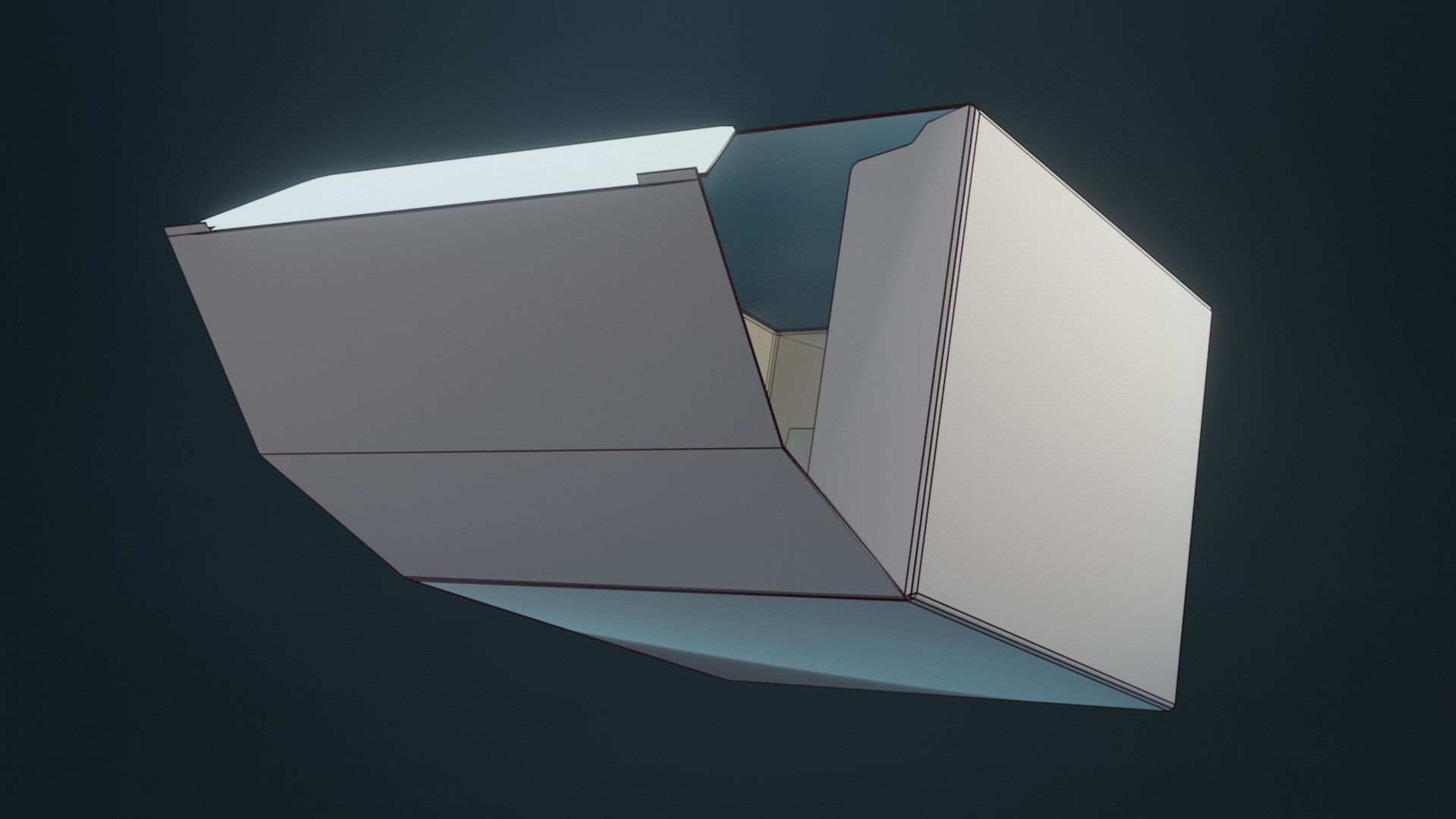 Rigged Dieline For Box Packaging Design And Product Animation 3D Model ...