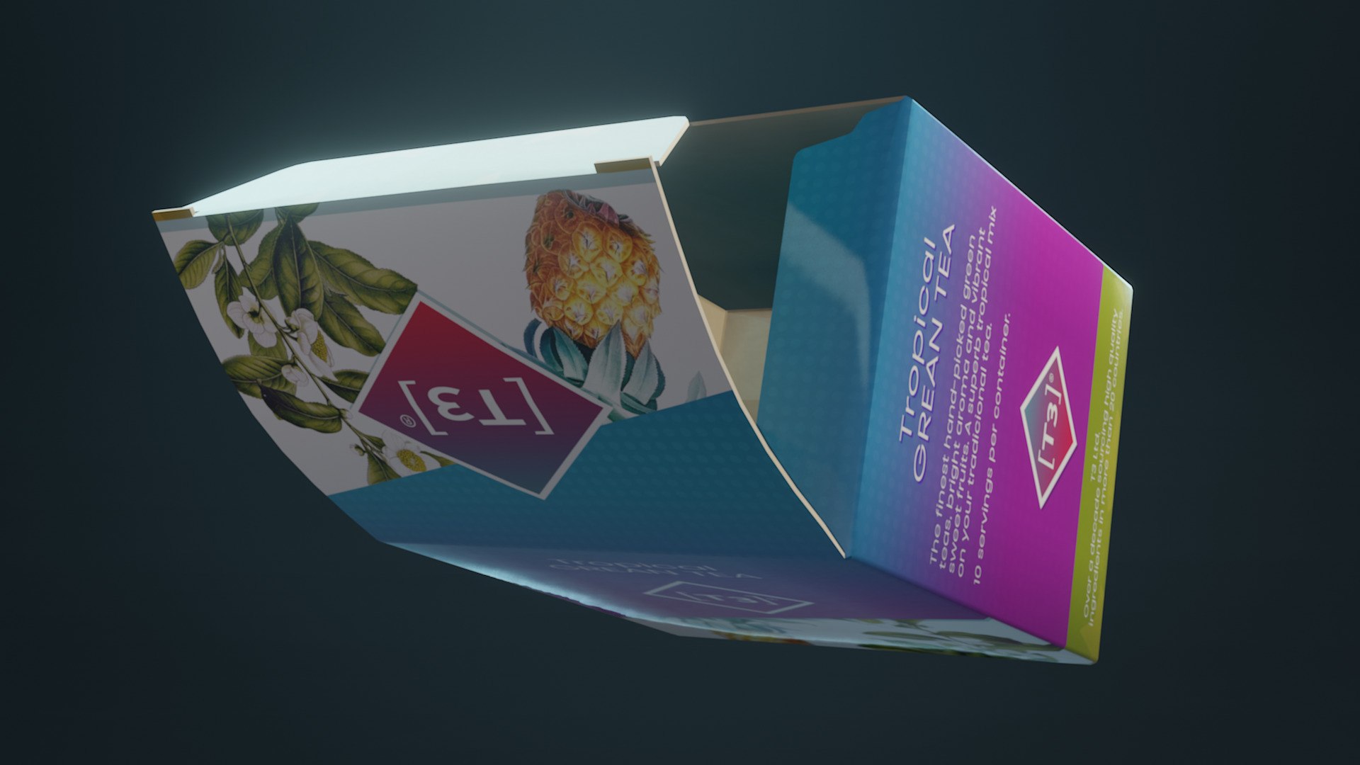 Rigged Dieline For Box Packaging Design And Product Animation 3D Model ...