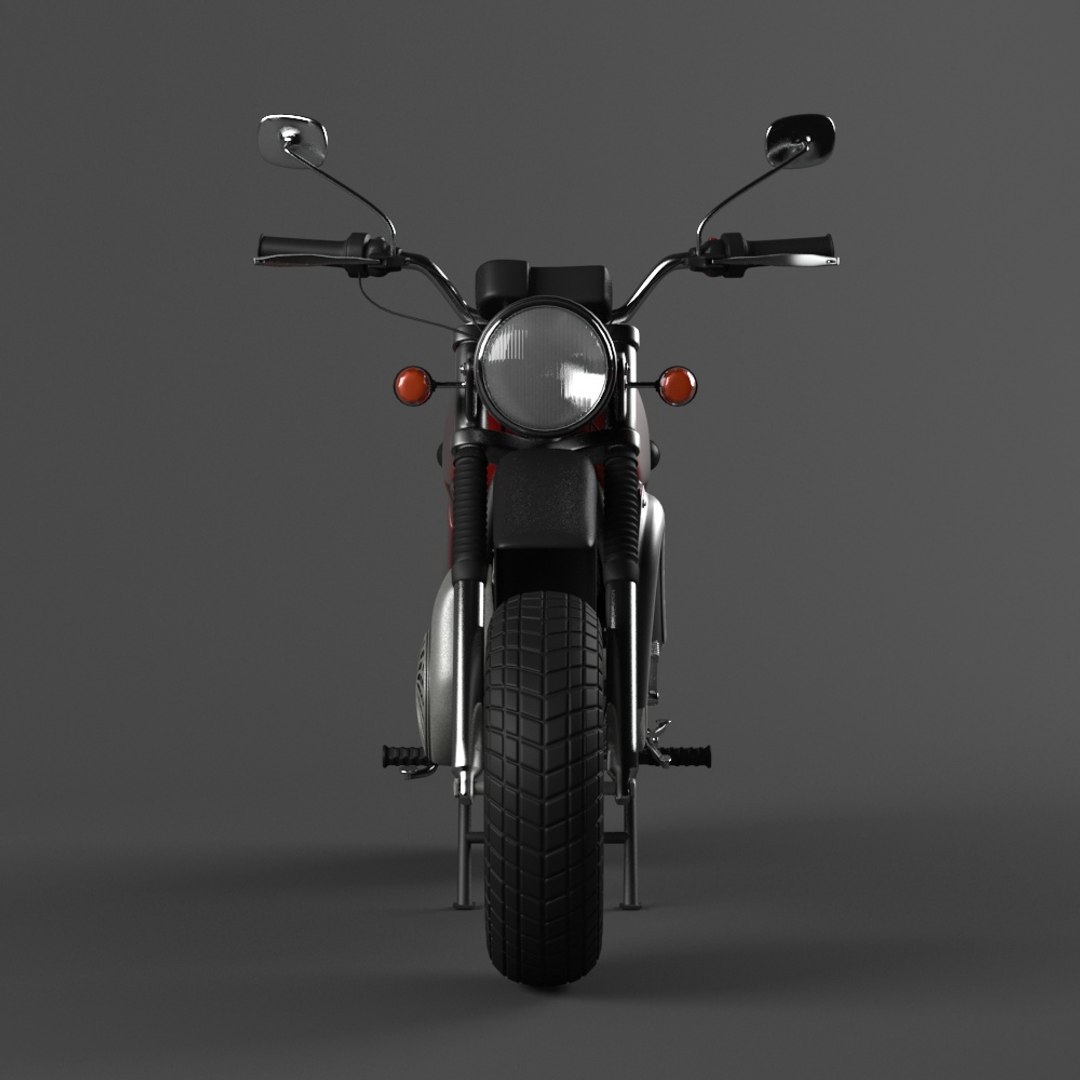 Vintage Motorcycle Tula 3D Model - TurboSquid 1359573