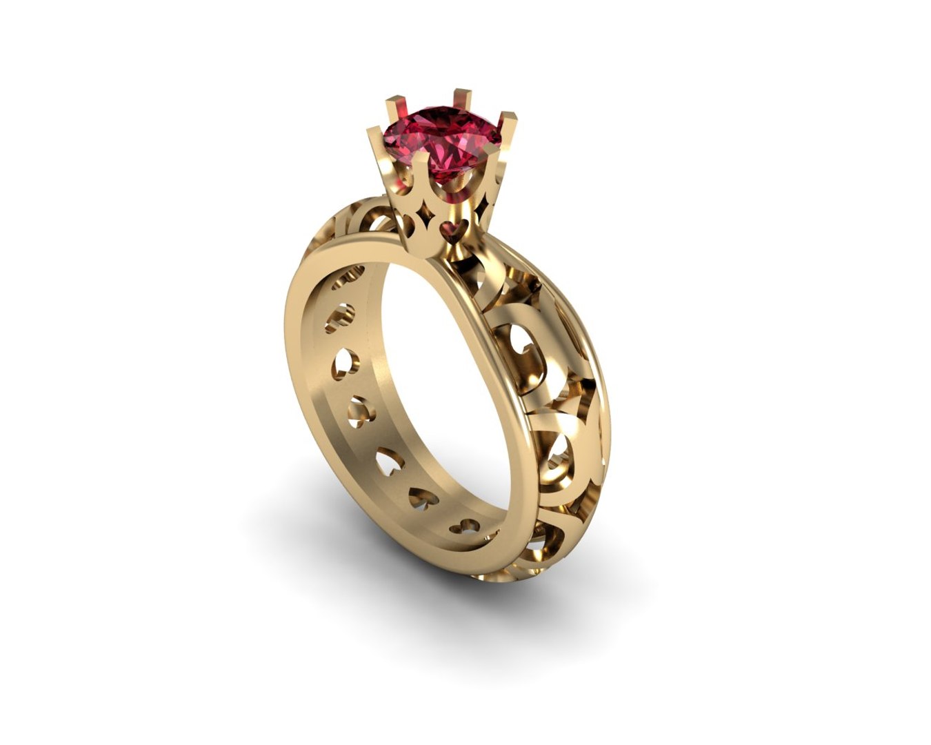 Open work ring 6 3D - TurboSquid 1157284