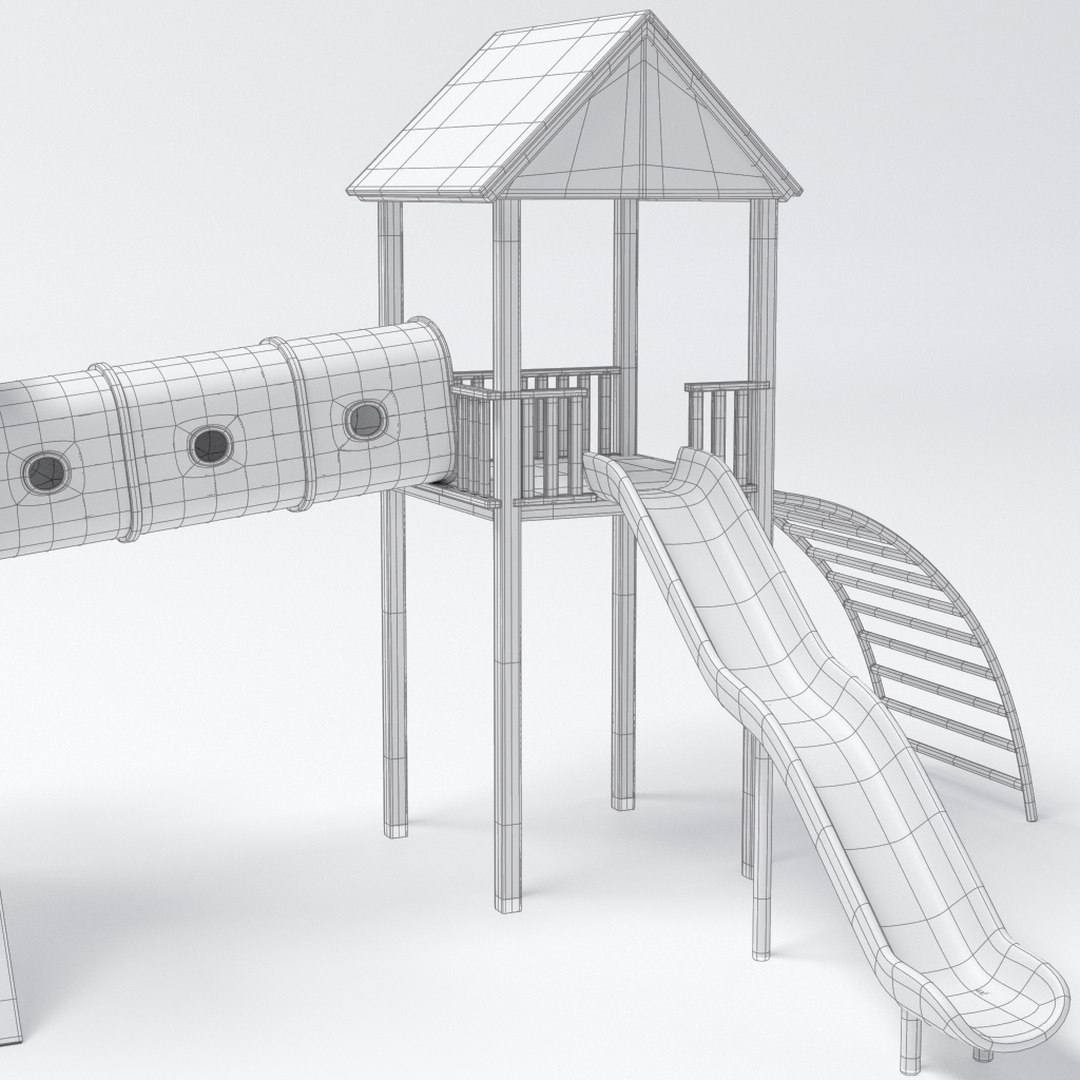 3D Playground Redshift Slide Model - TurboSquid 1428889