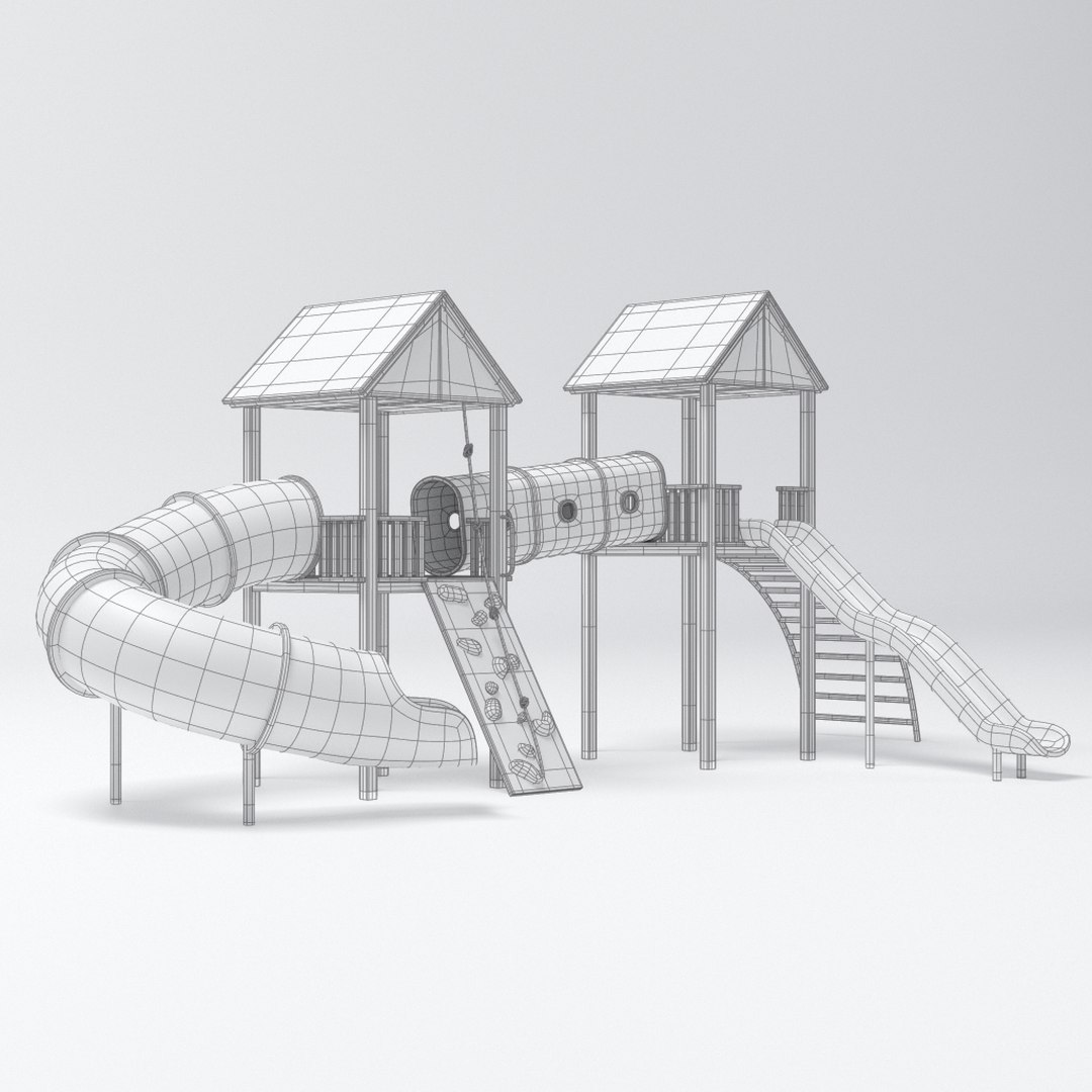 3D Playground Redshift Slide Model - TurboSquid 1428889