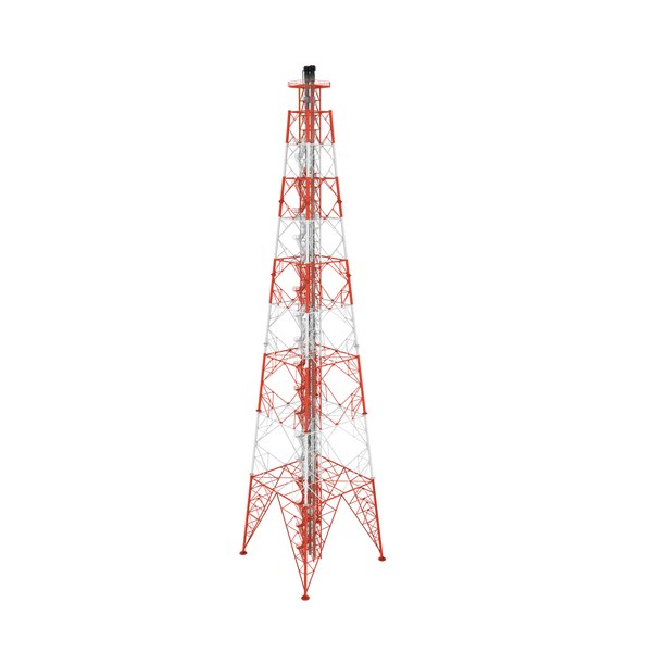 Flare stack 3D model - TurboSquid 1694011