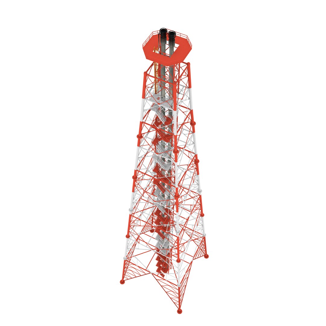 Flare Stack 3D Model - TurboSquid 1694011