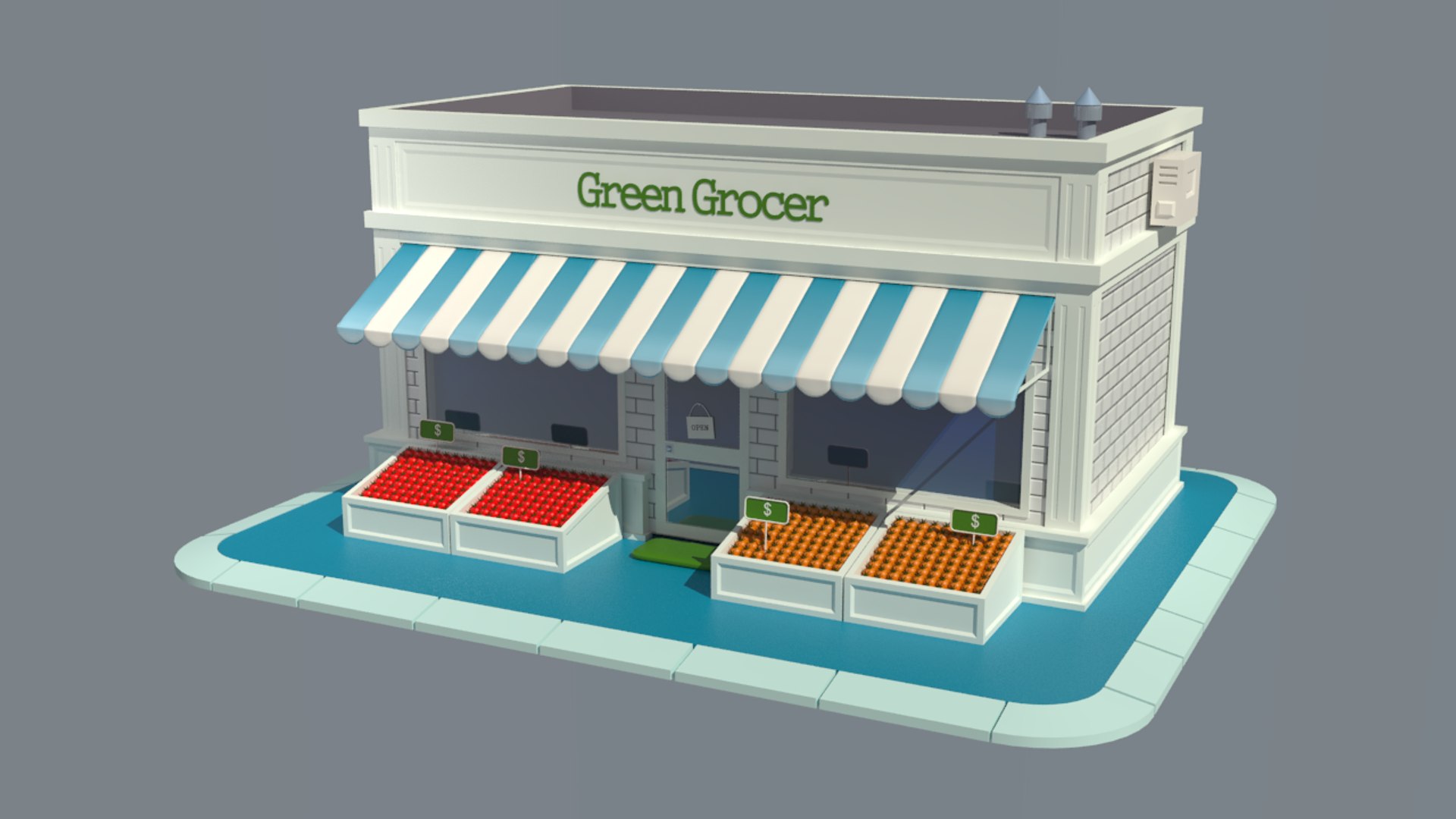 3d Model Of Shop V3