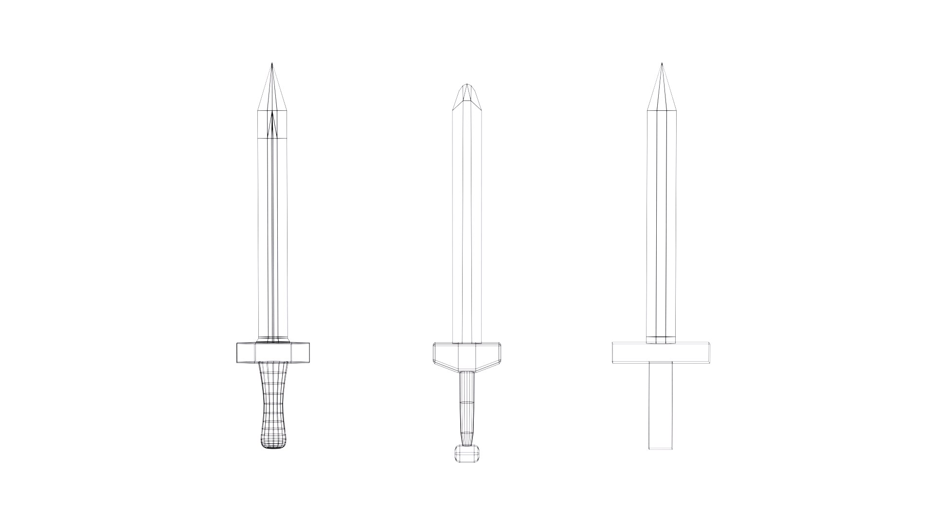 Sword model - TurboSquid 2018491