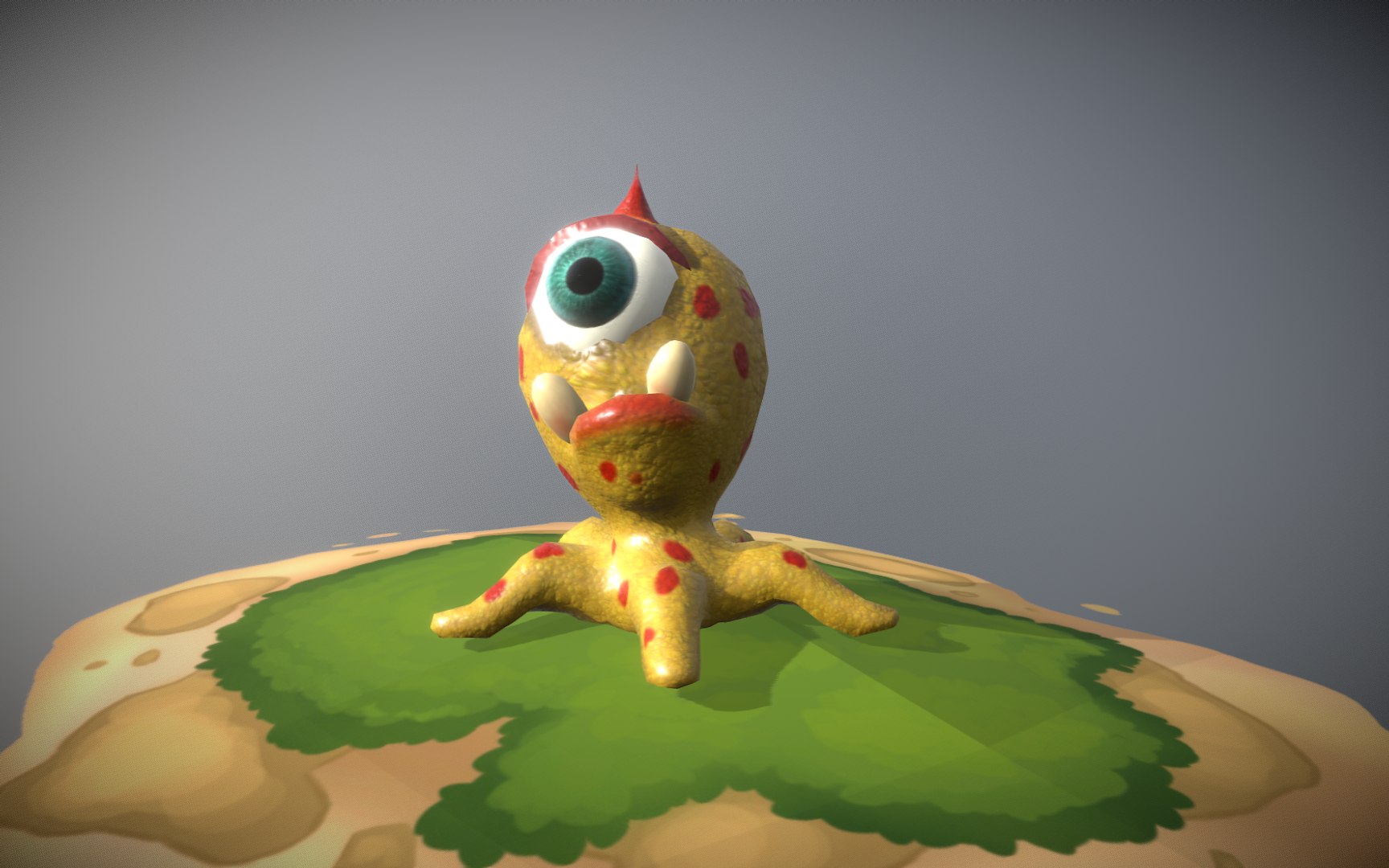 3D octopus virus bacteria aliens cartoon - TurboSquid 1287281