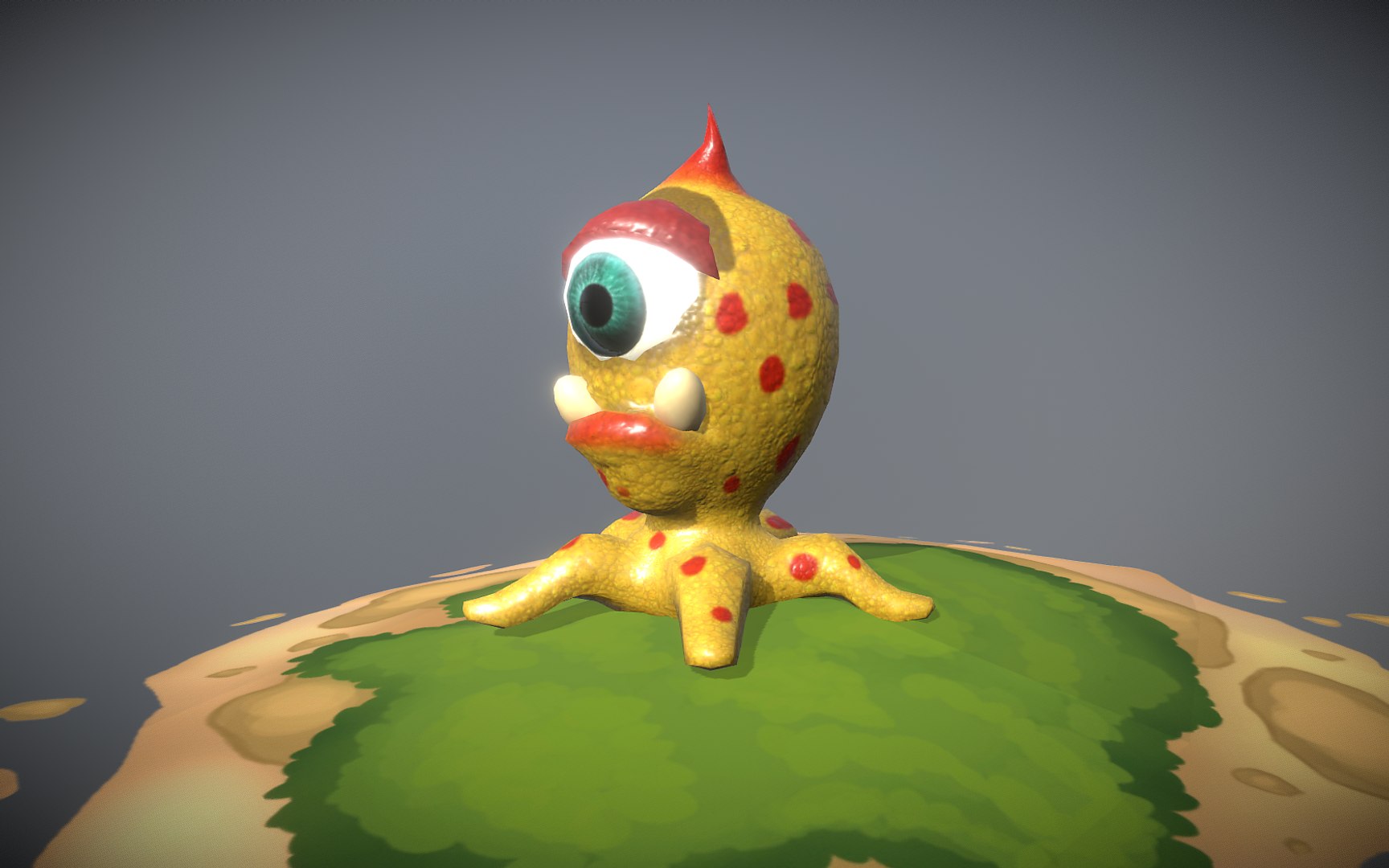 3D octopus virus bacteria aliens cartoon - TurboSquid 1287281