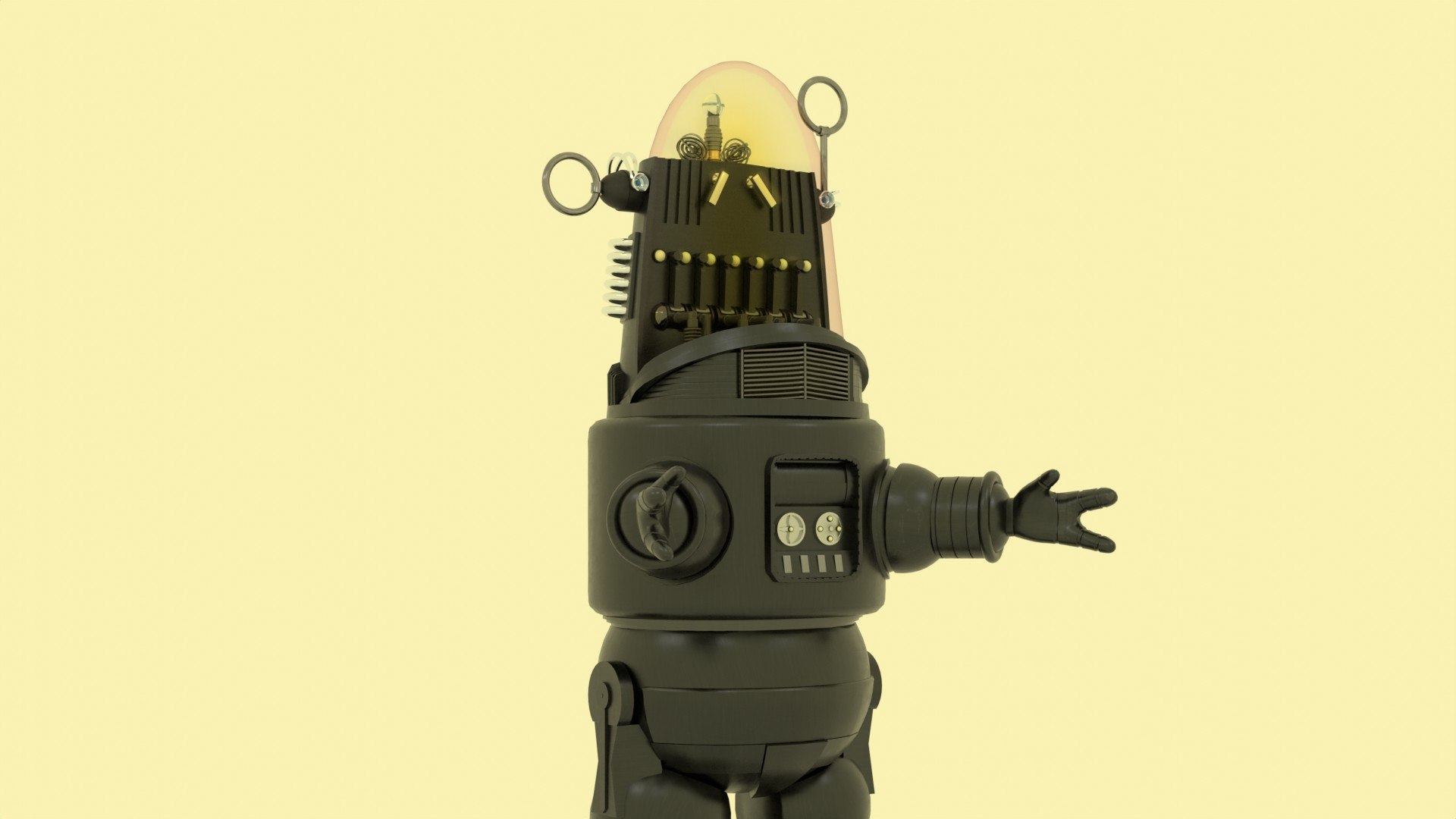 3d Robby Robot Turbosquid 2256402