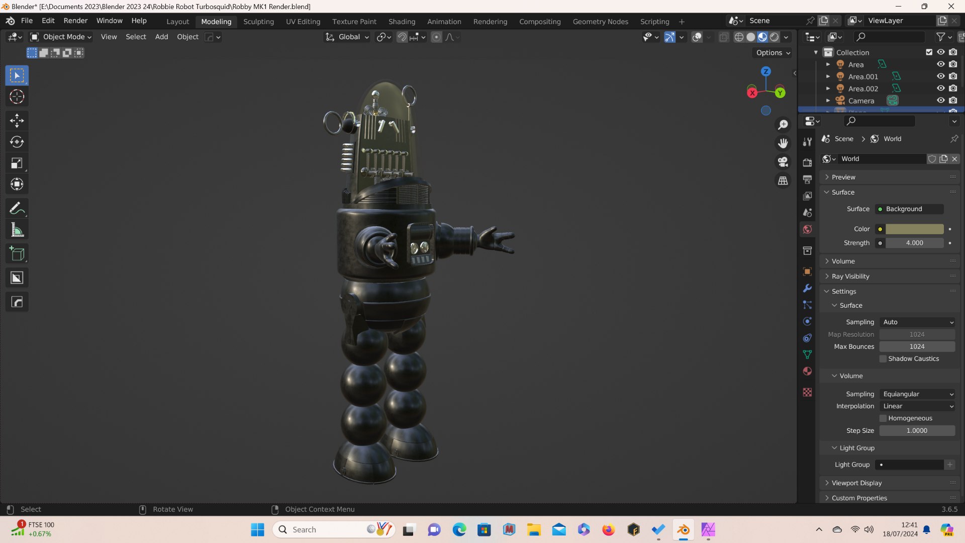 3D Robby Robot - TurboSquid 2256402