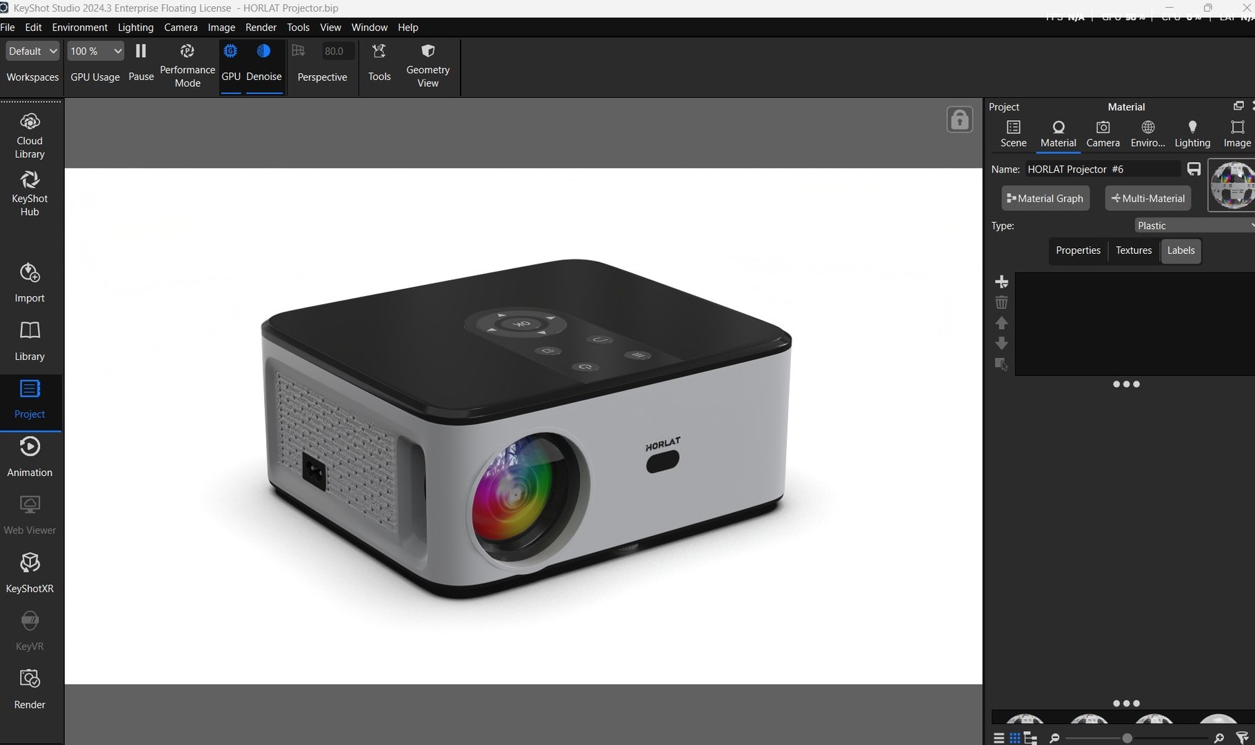 3D HORLAT Projector - TurboSquid 2348632
