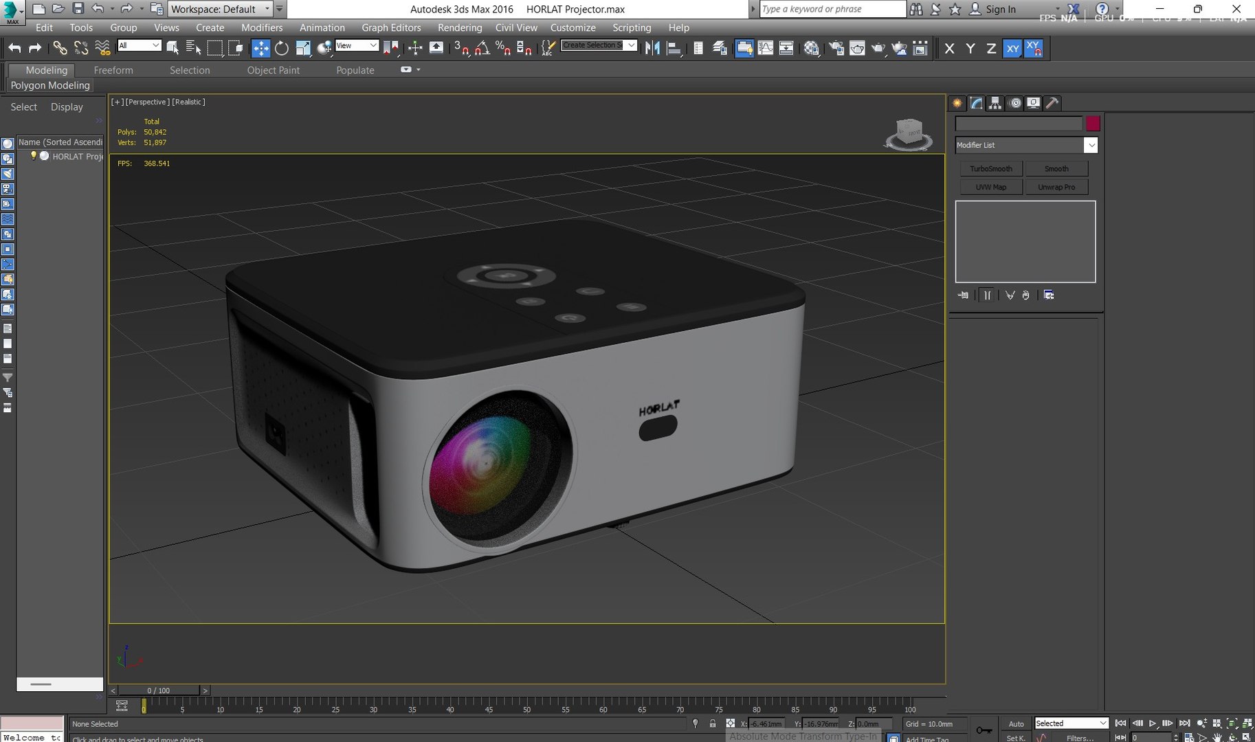 3D HORLAT Projector - TurboSquid 2348632