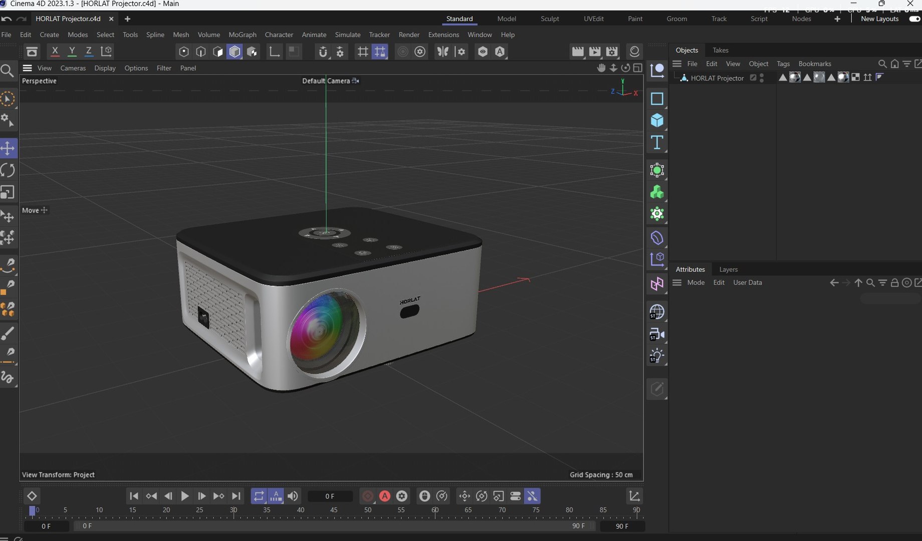 3D HORLAT Projector - TurboSquid 2348632