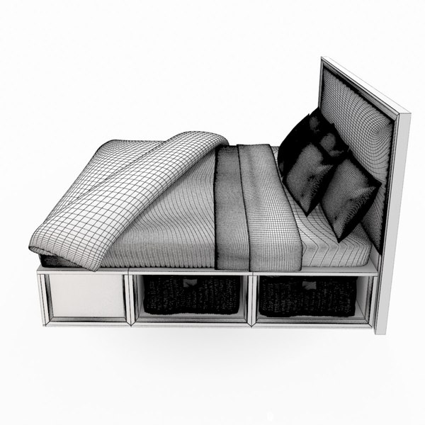 3d model bed