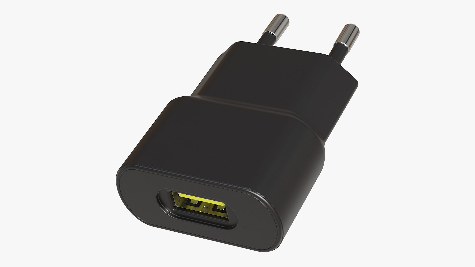 USB Power Adapter 01 Black 3D Model - TurboSquid 2244204