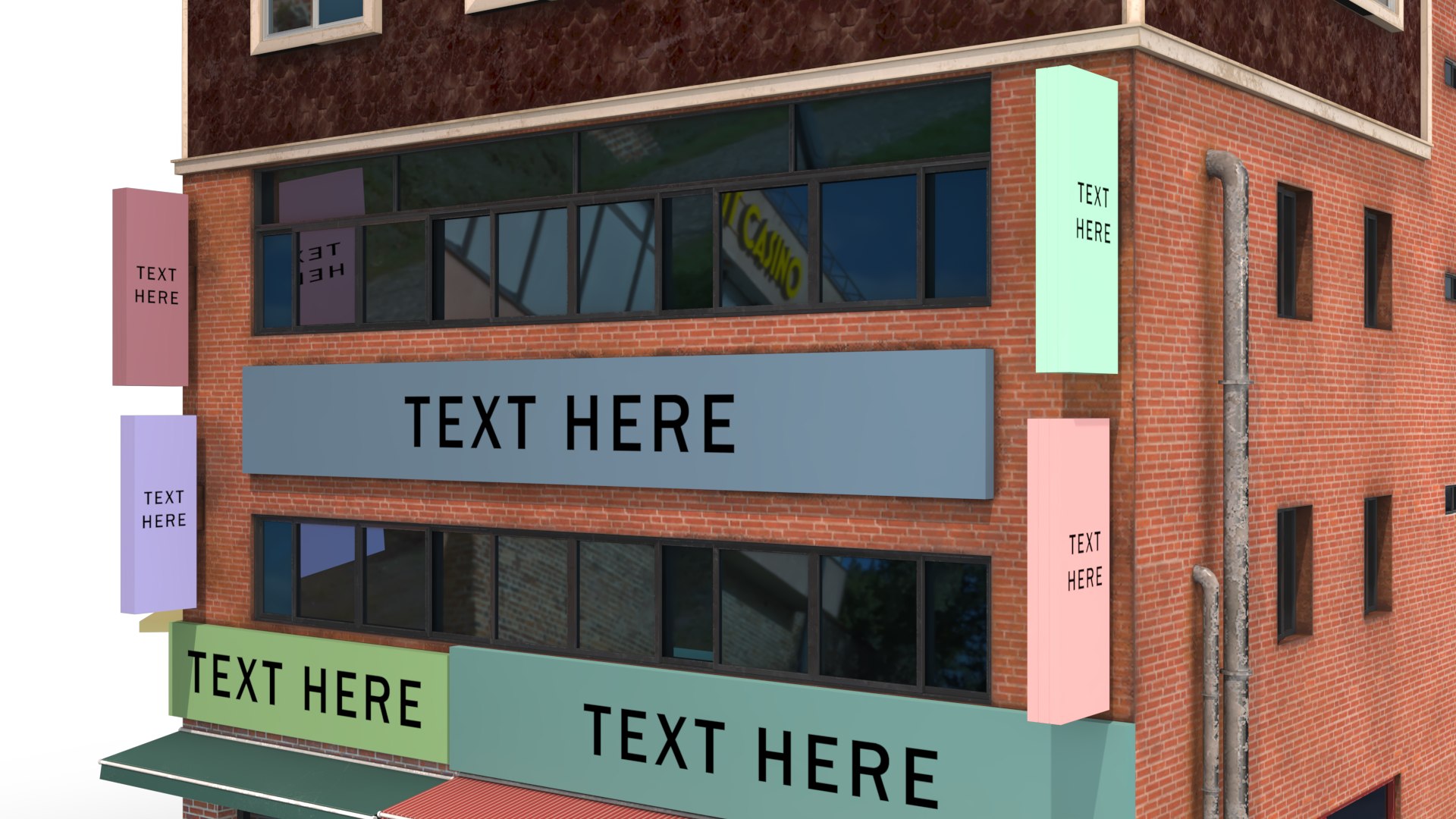 3D LowPoly Building In Korea 23 Model - TurboSquid 2239222