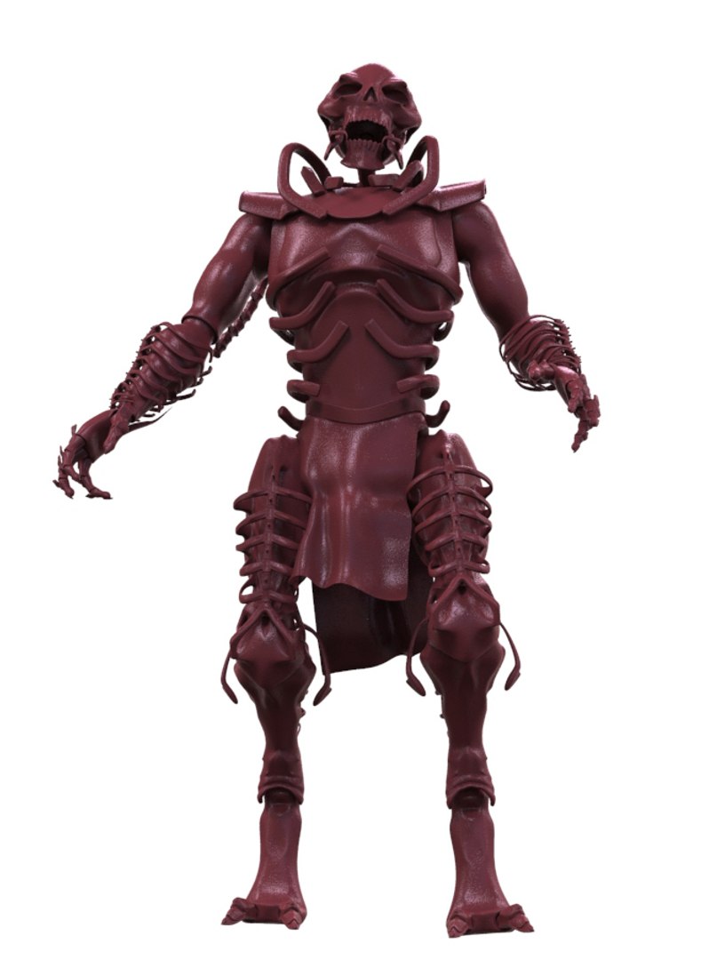 3d Model Skeleton Monster