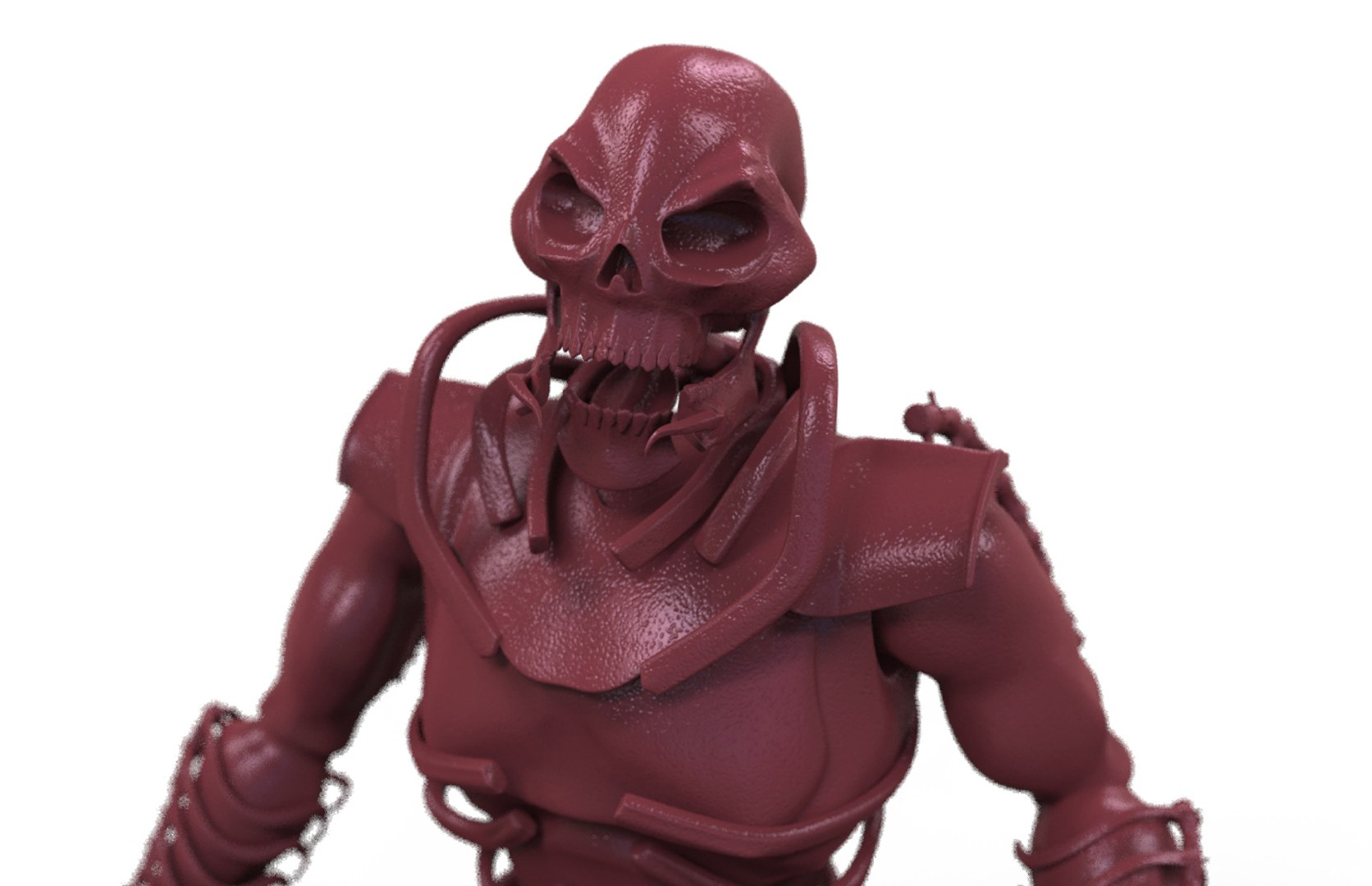 3d Model Skeleton Monster